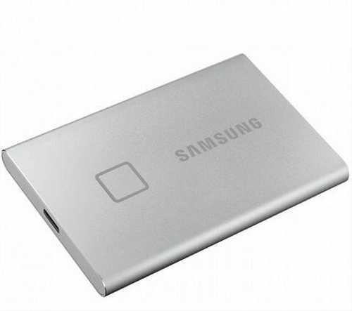 Внешний SSD Samsung 500 Gb T7 touch external Silve