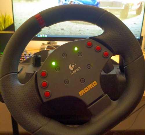 Руль logitech momo racing