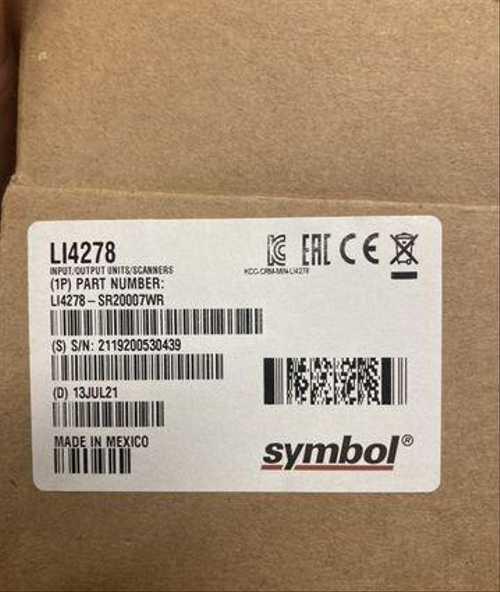 Сканер штрихкодов Symbol LI4278