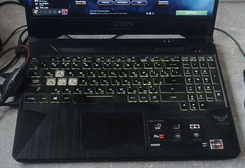 Игровой ноутбук asus tuf gaming fx 505