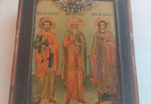 Икона Самсон Гурий Авива, святые мученики