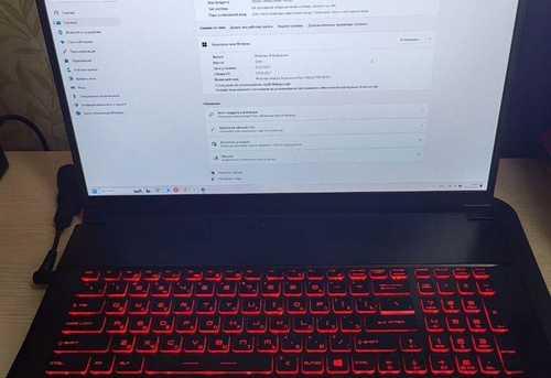 Игровой ноутбук msi gf75 thin 9scsr