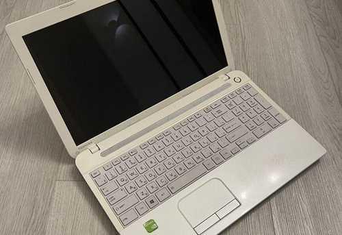 Белый Ноутбук toshiba i5 nvidia gt 8gb ssd 256gb