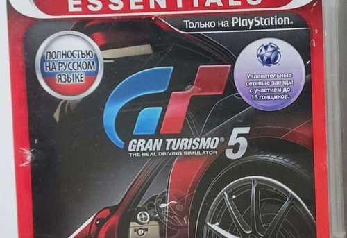 Игра Gran Turismo 5 на sony playstation 3 диск