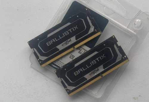 Sodimm DDR4 Crucial Ballistix 3200 / 64 гб CL16