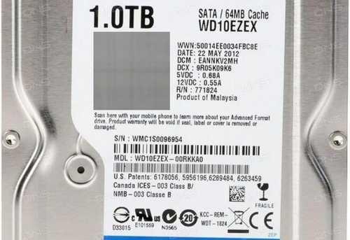 Жесткий диск WD blue 1TB