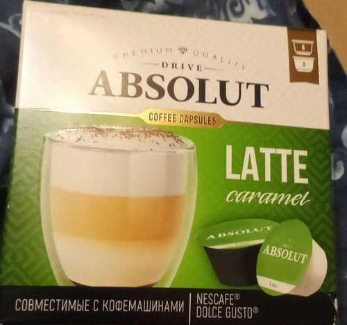 Капсулы absolut латте карамель dolce gusto