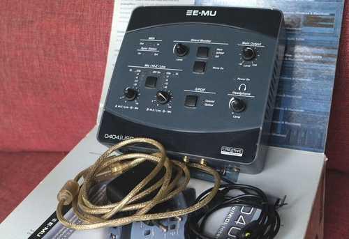 E-mu 0404 USB внешняя звуковая карта