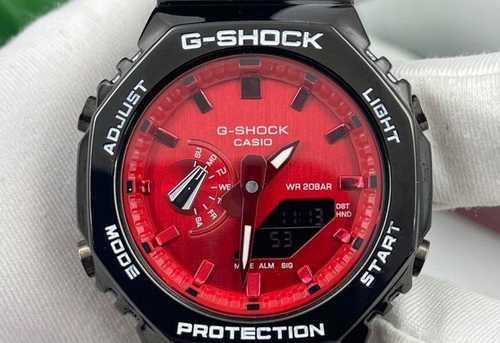 Часы Casio G Shock GA 2100 красные