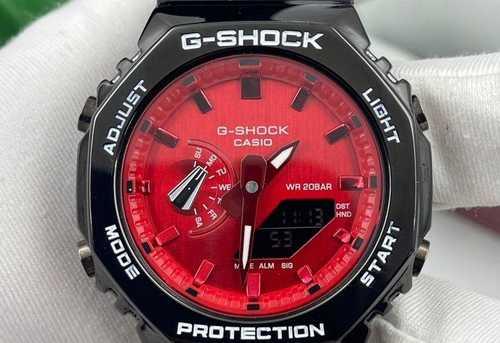 Часы Casio G Shock GA 2100 красные