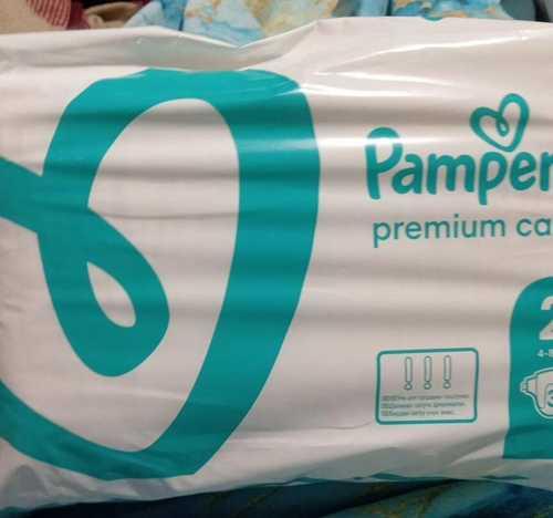Подгузники pampers premium care 2