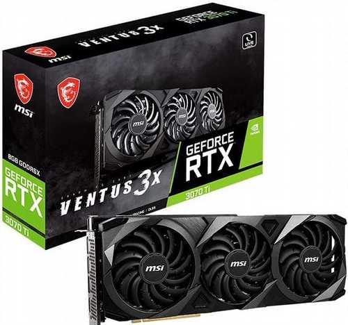 Видеокарта MSI GeForce RTX 3070 Ti ventus 3X 8G