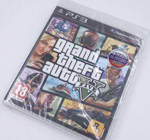 GTA 5 ps3 sealed (запечатанная)