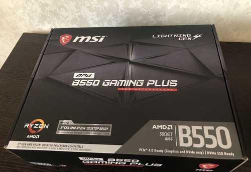 Материнская плата MSI MPG B550 gaming plus