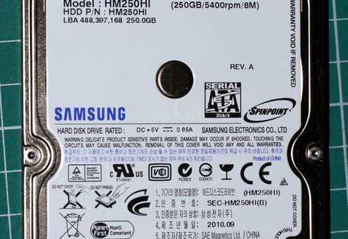Жесткий диск Samsung HM250HI