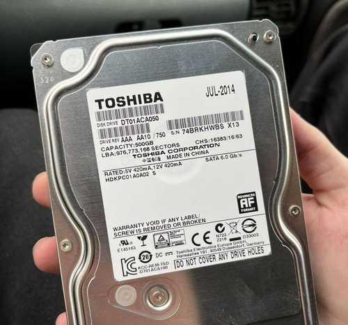 Жесткий диск Toshiba 500 гб