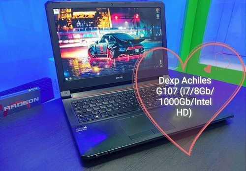 Мега аппарат Dexp Achiles G107 (Core i7/8Gb/1Tb)