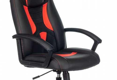 Кресло игровое Zombie 8 черный/красный искусственн