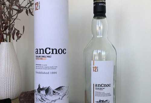 Бутылка от виски, тубус подарочный AnCnoc
