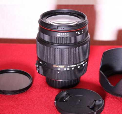 Sigma Zoom DC 18-200mm 1:3.5-6.3 II HSM OS Nikon