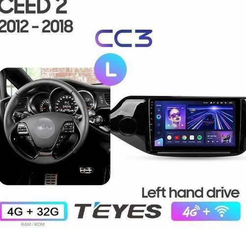 Автомагнитола Kia Ceed Teyes CC3 4/32гб