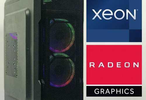Игровой пк Xeon E5-2666 v3/16gb/RX 570