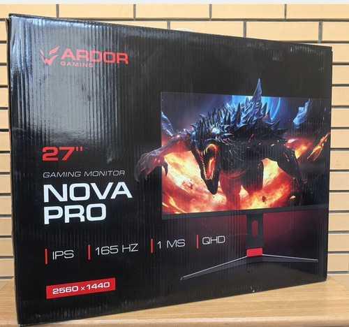 Новый игровой 27" 2К монитор 165Гц Ardor Nova Pro