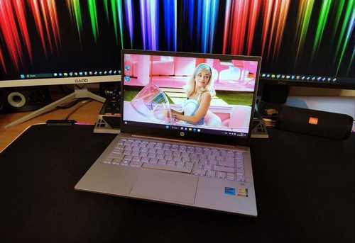 14" Как новый HP Barbie i5 1135G7 Iris XE SSD IPS