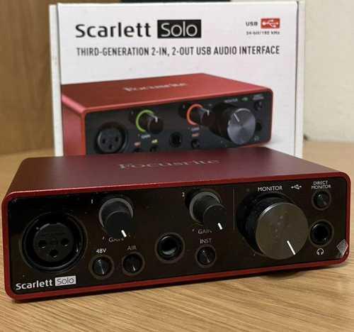 Звуковая карта focusrite solo