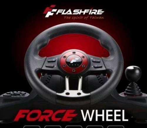 Игровой руль flashfire 6in1 force Wheel новый