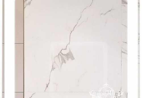 Зеркало Art&Max am-lat-600-600-ds-f Белое