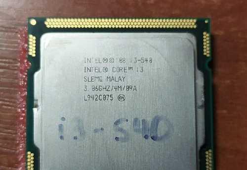 Процессор I3-540 сокет 1156