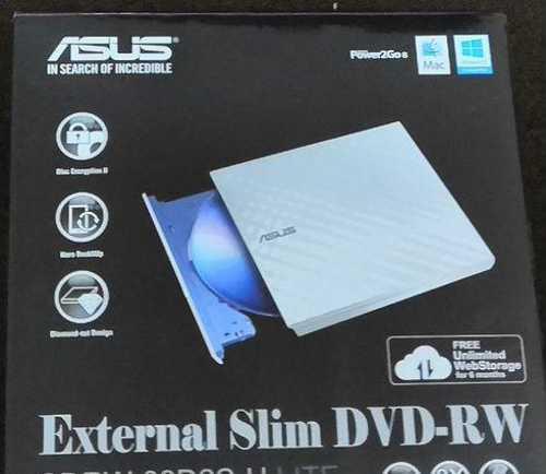 Внешний привод dvdrw Asus sdrw-08D2S-U