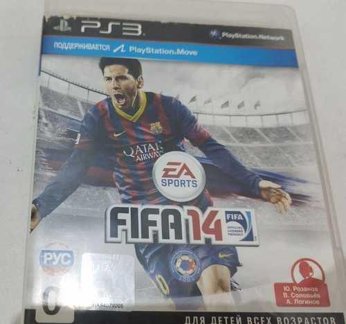 Игровые диски. Sony Playstation 3 FIFA 14