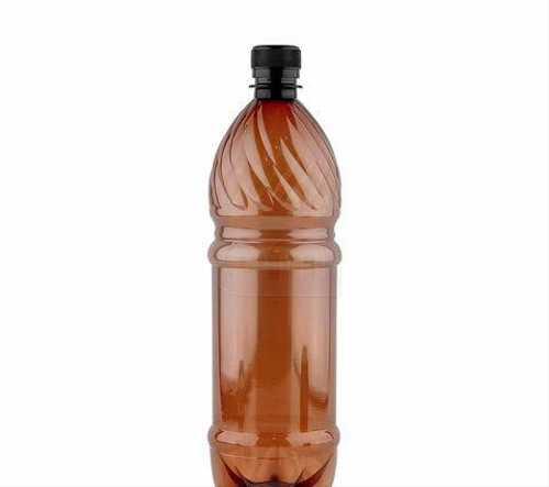Бутылка пэт темная 1.5 литра с колпачком