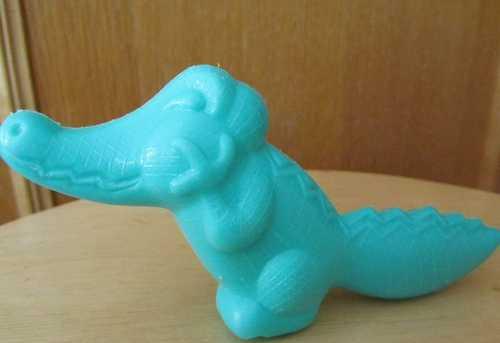 Игрушка из СССР пластик крокодил
