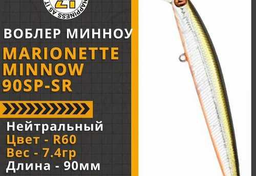 Воблер Pontoon21 Marionette Minn90мм,7.4гр.цв R60