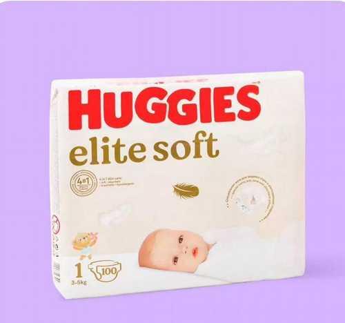 Подгузники huggies elite soft 1