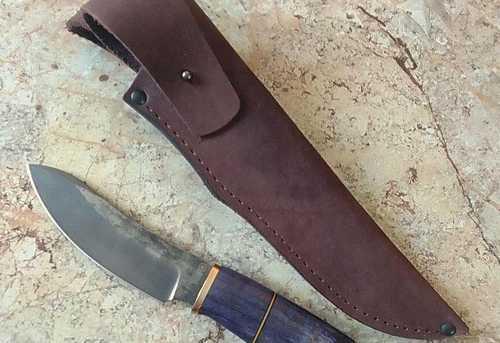 Нож кованый "Канадец-4" х12мф стаб.карелка