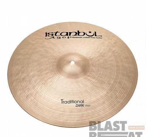 Тарелка Crash Istanbul Agop 18" Traditional Dark