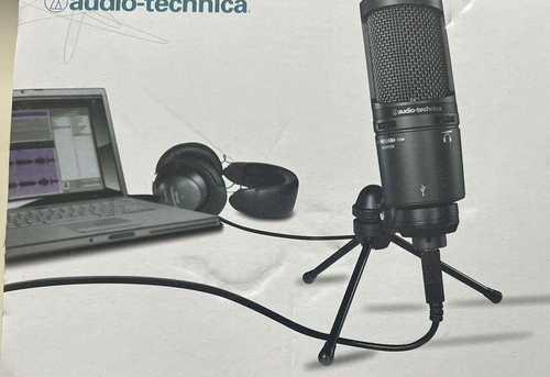 Микрофон студийный audio-technica AT2020