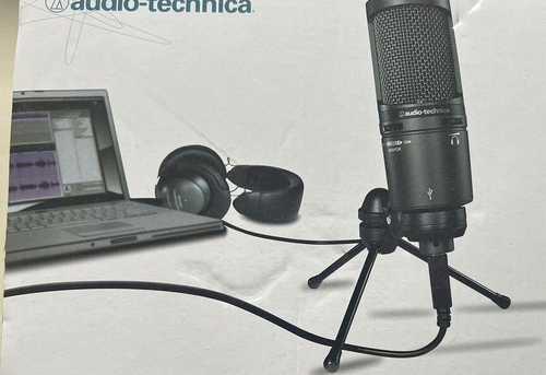 Микрофон студийный audio-technica AT2020