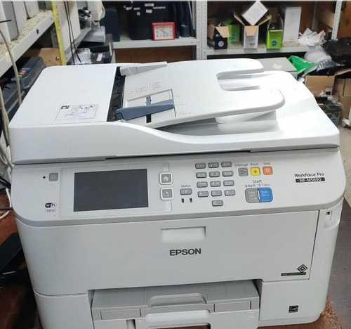 Мфу Epson WorkForce WF M5690 WiFi,апд, дуплекс