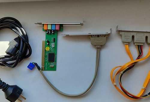 Звуковая карта usb кабель пк сканер e-sata pci-e