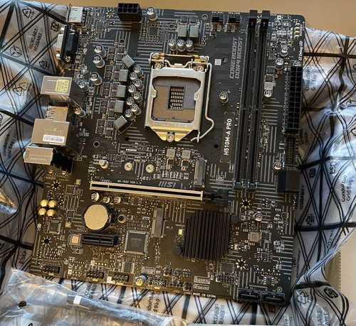 Материнская плата MSI h510m a pro Вся Россия | Комьютерные аксессуары и ...