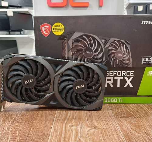 Видеокарта MSI geforce RTX3060 TI ventus 2X OCV1