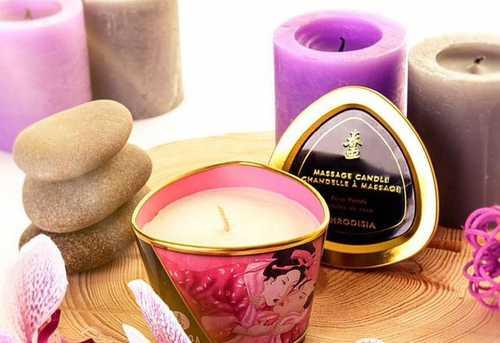 Shunga массажное арома-масло,свеча для массажа 170