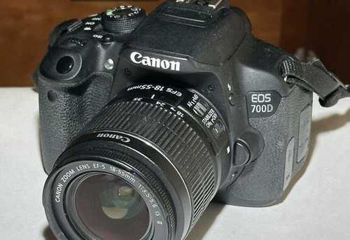 Canon EOS 70D + Canon 18-55mm (kit)