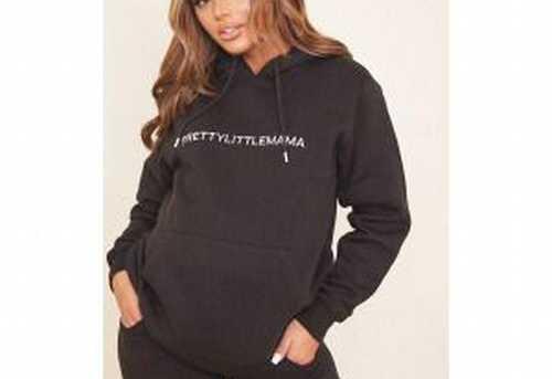 PrettyLittleThing Черное худи с вышивкой Pretty Li