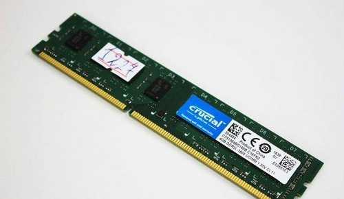 Оперативная память DDR3L 4 GB 1600 MHz Crucial